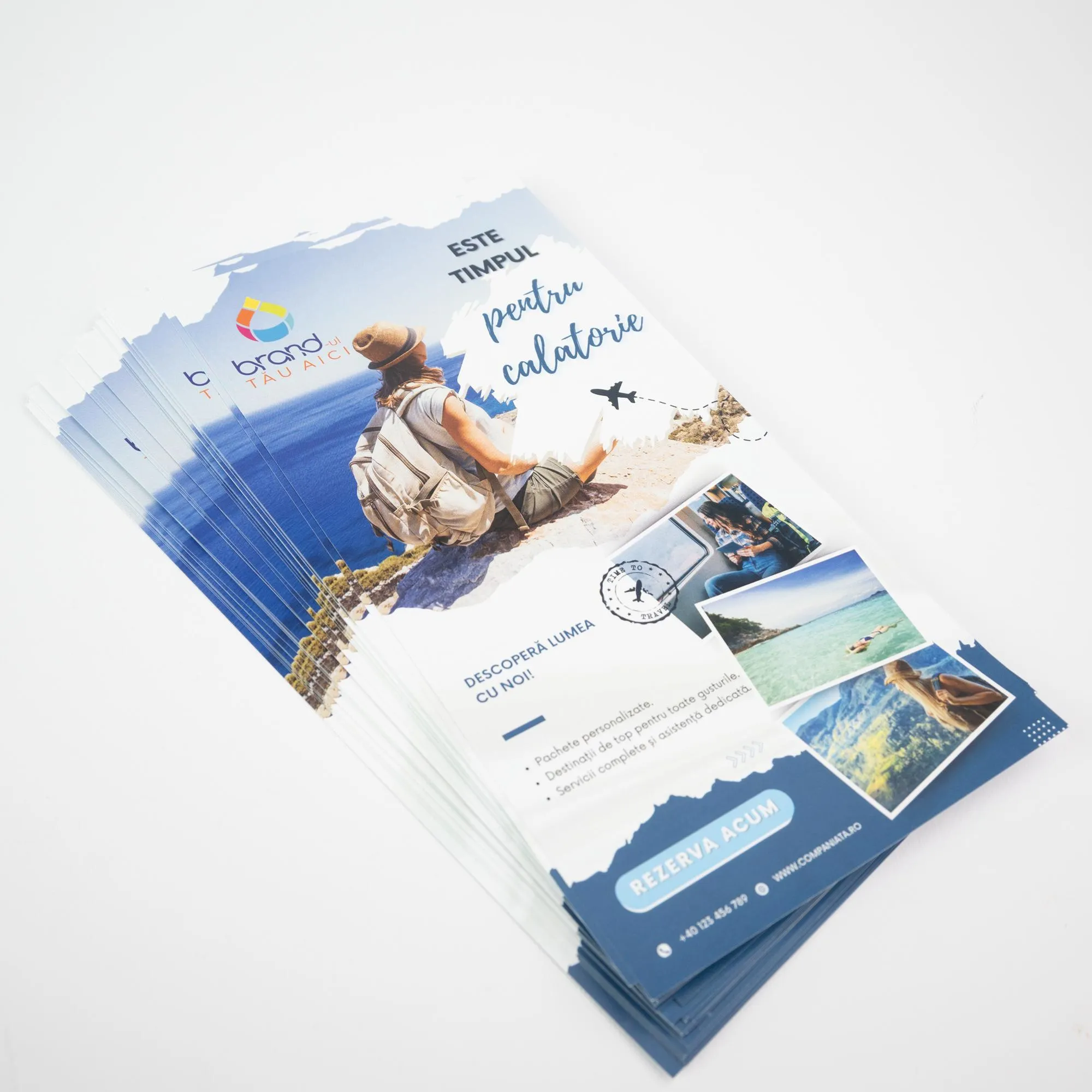 Flyere personalizate tipar digital - Agrafa Print