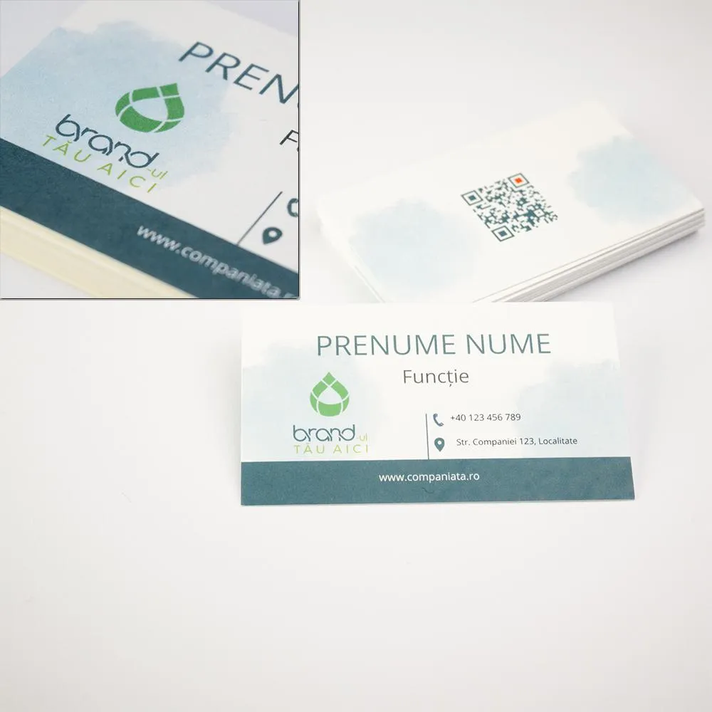 Carti de vizita pe cartoane speciale personalizate - Agrafa Print